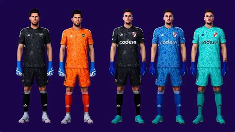 Nuevas Camisetas Arqueros Boca River 22 23 Para PES 2021 PC Sider PS
