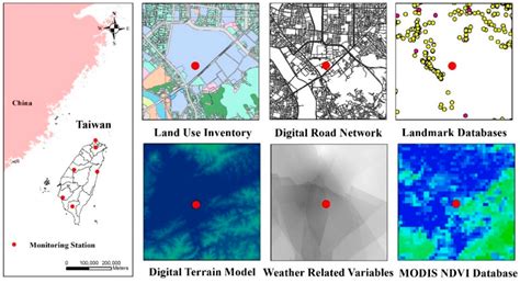 remote sensing free full text developing land use regression models to estimate pm2 5 bound