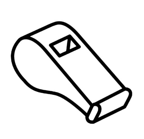 Desenhos de Um Apito Para Crianças para Colorir e Imprimir