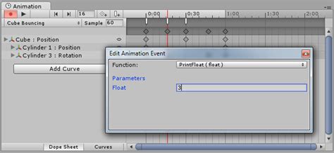 Unity Manual Using Animation Events