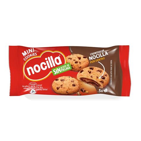 NOCILLA MINI COOKIE 5U CHOCO 40GMS 16U