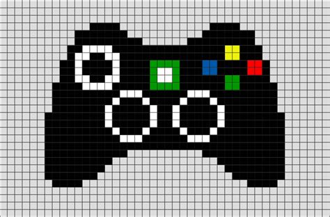 Game Controller Pixel Art Pixel Art Easy Pixel Art Pixel Art Grid