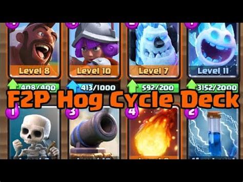 Best Hog Cycle Deck 2 6 Hog Cycle Deck Clash Royale Clashroyale