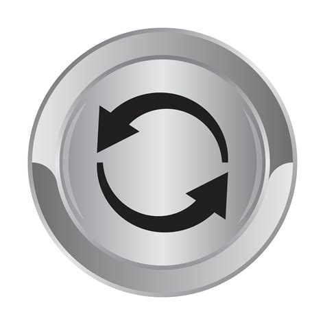 Refresh Button Refreshing Badge Restart Button Reboot Sign