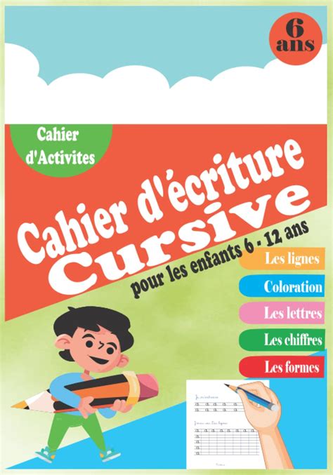 Buy Cahier D Criture Cursive Pour Les Enfants Ans Apprendre