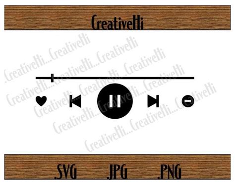 Spotify Style Pause And Buttons Svg Music Is Playing Buttons Etsy