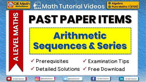teaser trailer solved past paper items on arithmetic sequence and hot sex picture