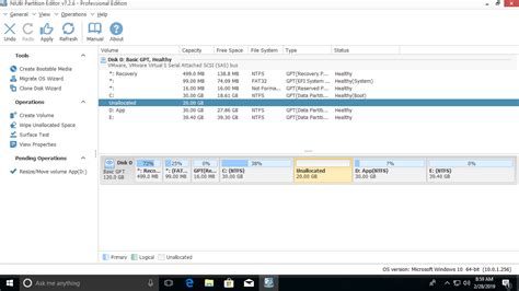 Move Windows 10 Partition To Left Right Front End Or Other Disk