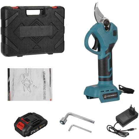 Sécateur électrique sans fil VIOLEWORKS 21V 500W 30mm max en coffret