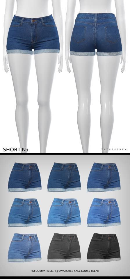 Sims 4 Mods Clothes Sims 4 Clothing Sims Mods Sims Cc Short Outfits