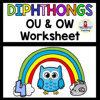 Diphthong Worksheet Bundle By The Joy In Teaching TpT