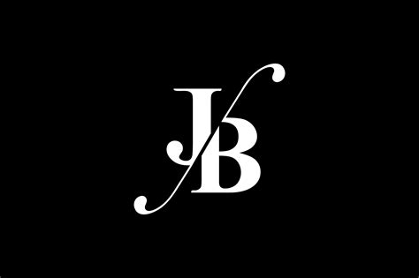 Jb Monogram Logo Design By Vectorseller Thehungryjpeg
