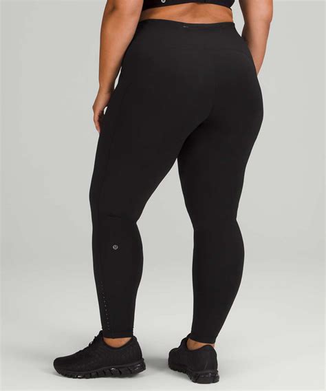 Lululemon Swift Speed High Rise Brushed Tight 28 Black Lulu Fanatics