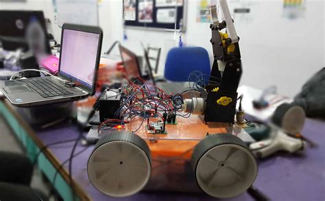 pc controlled mine detecting and disposable robot using zigbee 1km range m tech b tech