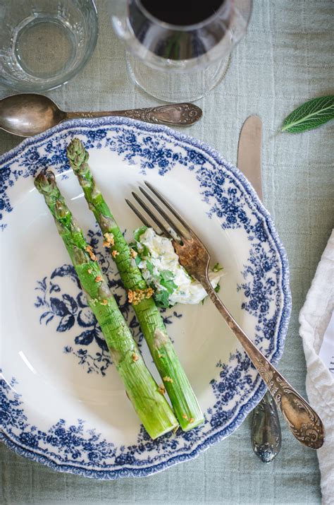 Asperges Vertes R Ties Au Four Recette Tangerine Zest