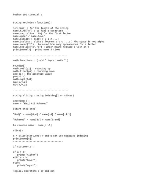 python learning pdf