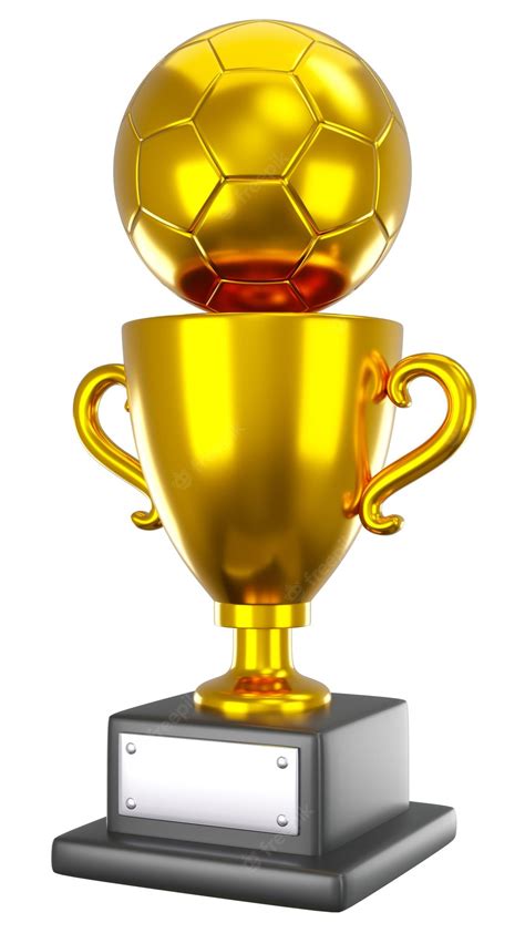 Trophy With Ball American Football Isolated Icon 1905191 Vector Clip