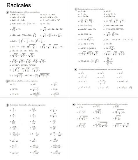 Funciones Radicales Ejercicios Resueltos Estudiar