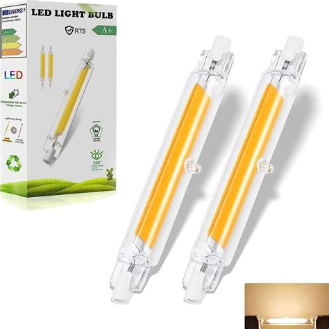 Lampadina LED R7S 78mm 10W Dimmerabile R7S LED 78mm Bianco Caldo 3000K