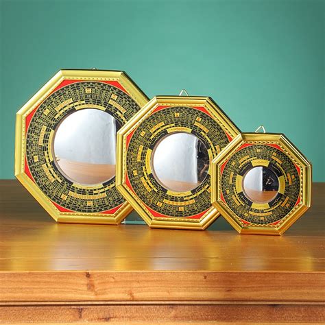已开光 附开光证 镇宅符 罗经八卦 bagua 凸镜 凹镜 平镜 八卦镜 Feng Shui Ba Gua Convex Mirror