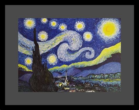 Recreation Of Starry Night Painting By Aman Kumar Saatchi Art