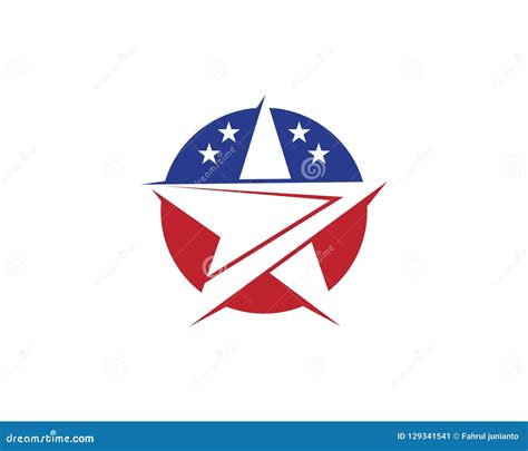 Plantilla Del Vector Del Logotipo De La Estrella Ilustración del Vector