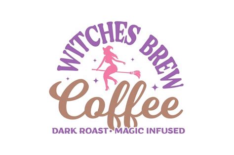 Diseño de camiseta de bruja de halloween con café de cerveza de brujas