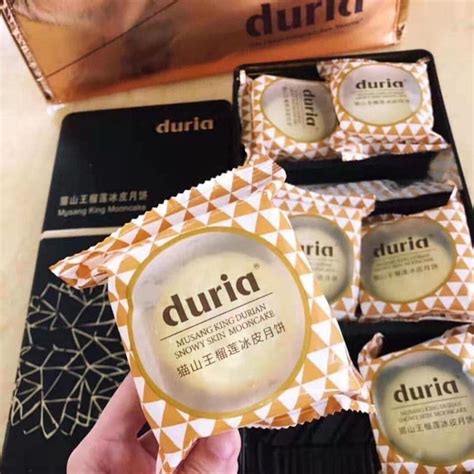 Musang King Durian Snow Skin Mooncake Food Drinks Chilled Frozen