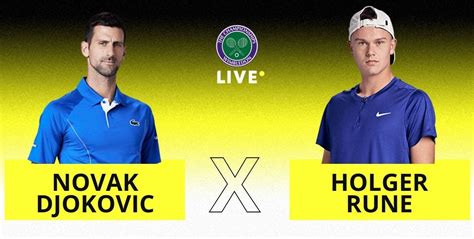 AO VIVO Acompanhe Djokovic X Rune Em Wimbledon Em Tempo Real