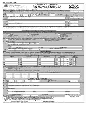 Bir Form 2305 Fill And Sign Printable Template Online