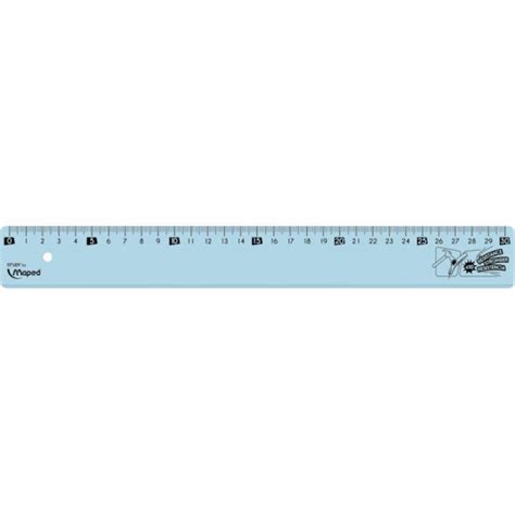 Règle plate incassable 30 cm Maped Study