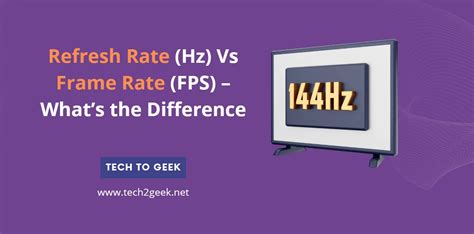 Refresh Rate Hz Vs Frame Rate FPS Whats The Difference