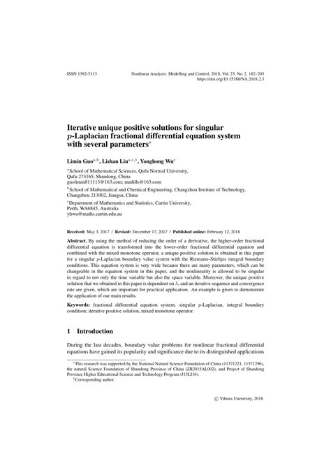 pdf iterative unique positive solutions for singular p laplacian fractional differential