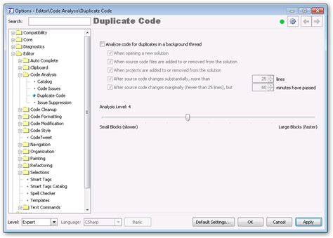 using coderush duplicate code detection in a real project