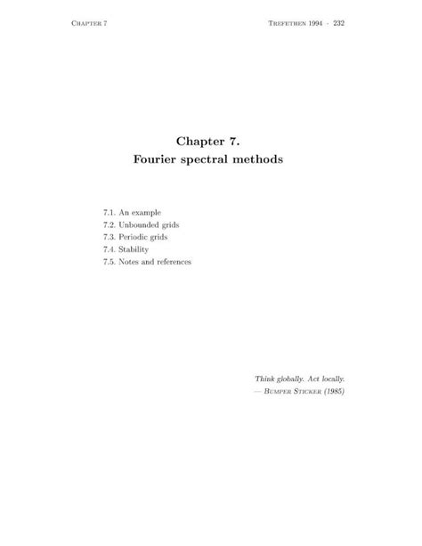 pdf chapter 7 fourier spectral methods dokumen tips