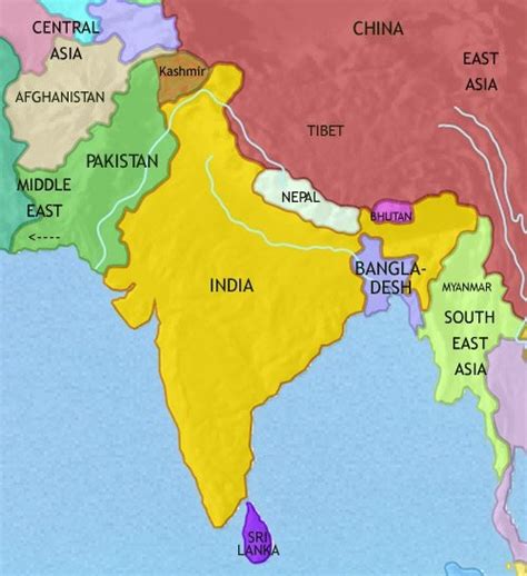 South Asia Diagram Quizlet