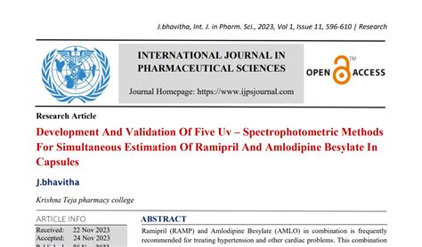 development and validation of five uv spectrophotometric methods for simultaneous estimation of