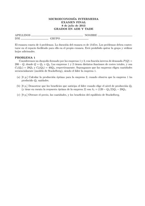 Examen Julio 2013 Preguntas Y Respuestas IA INTERMEDIA EXAMEN FINAL