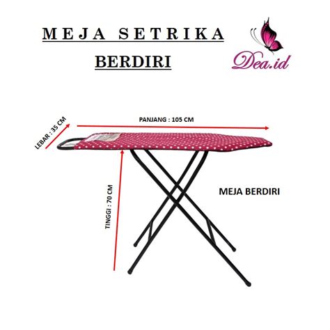 Jual DEAOFFICAL MEJA GOSOK MEJA SETRIKA LIPAT BESI UNTUK DUDUK MEJA