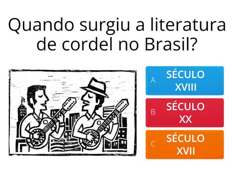 Literatura De Cordel Question Rio