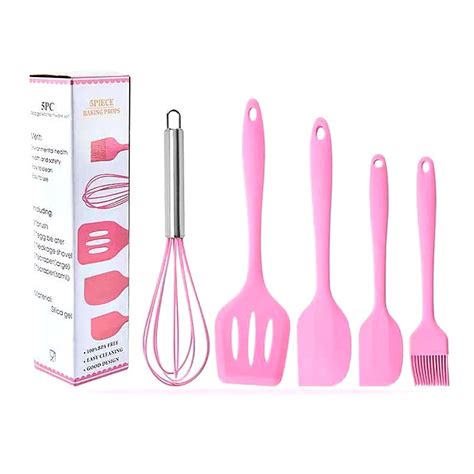 Jual DHW Peralatan Masak 5in1 Silikon Kitchen Utensil Spatula