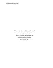Biol Written Assignment Unit Docx Cell Structure And Membranes