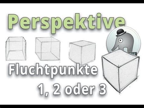 Perspektive Fluchtpunkte Würfel Teil 1 Perspektive zeichnen