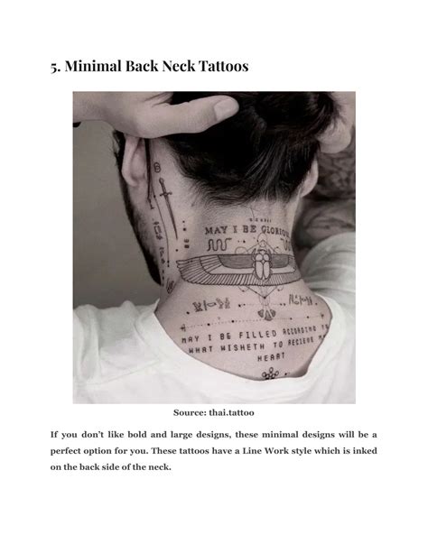 PPT 40 Neck Tattoos Ideas For Men Women Of All Ages PowerPoint