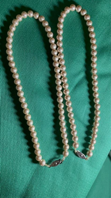 Pearl Necklaces Womens Fashion Jewelry And Organisers Necklaces On Carousell