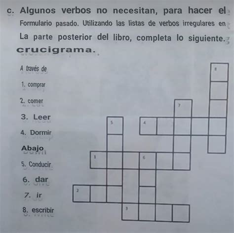 C Some Verbs Do Not Need Ed To Make The Past Form Using The Lists Of