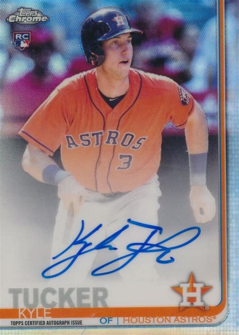 Kyle Tucker 2019 Topps Chrome RA KT Rookie Auto Refractor 499 Price