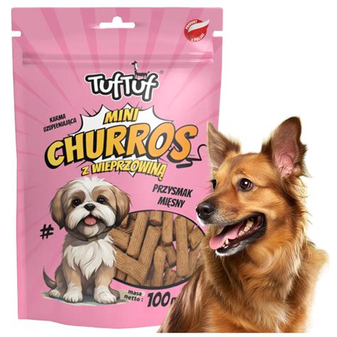 Churros Z Wieprzowin Karma Przysmaki Treserki Smaczki Gryzaki Dla Psa