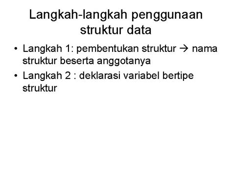 STRUKTUR DATA Apa Itu Struktur Data Elemenelemen Data