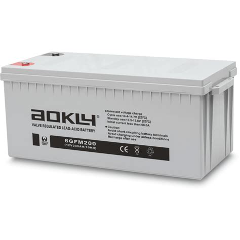 Batería Aokly Agm Vrla Battery AGM 6GFM200 200Ah 12V 522x240x218mm